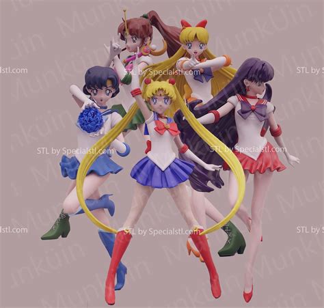 Sailor Moon 3d Model Collection Specialstl