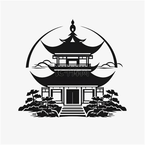 扁平风格建筑个性图案素材图片免费下载 千库网