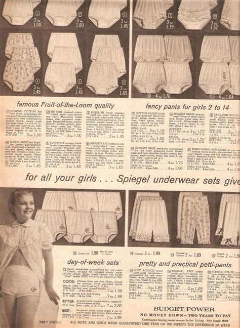 Lot Of 60s Vintage Catalog Girls Tights Panties Pjs Slips Photo Pages