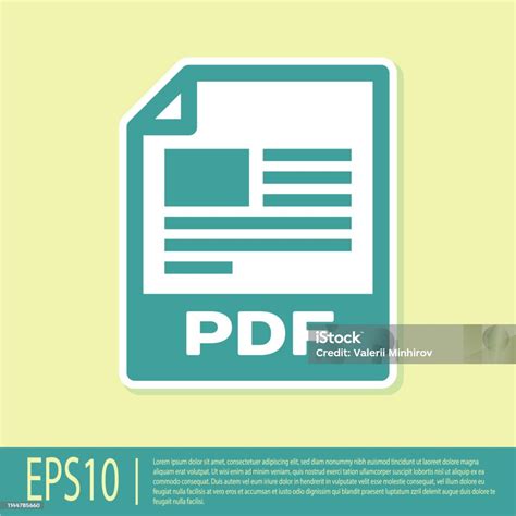 綠色 Pdf 檔文檔圖示下載 Pdf 按鈕圖示隔離在黃色背景pdf 檔符號向量插圖向量圖形及更多互聯網圖片 互聯網 影像 徽章