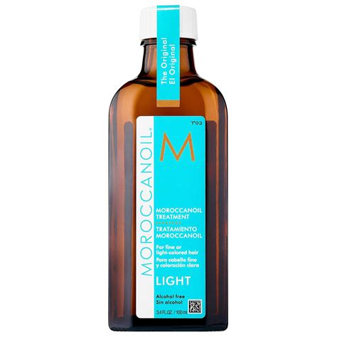 Moroccanoil Treatment Light Hair Oil Lightweight Argan Oil For Fine