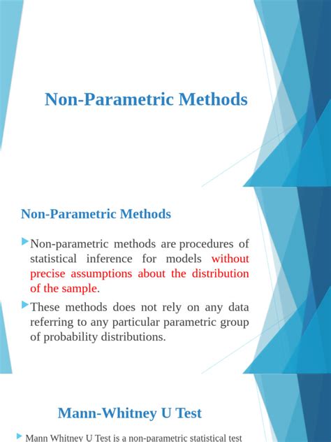 Lecture 5 Man Whitney U Pdf Mannwhitney U Test Statistical Significance