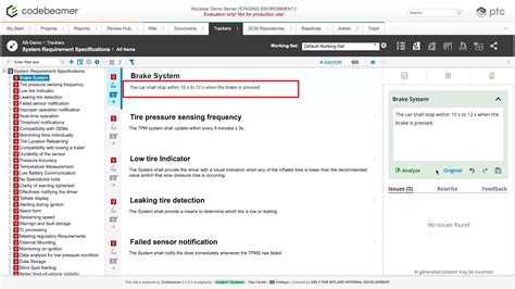Codebeamer Ai Beta 1 Tutorial Ptc Learning Connector