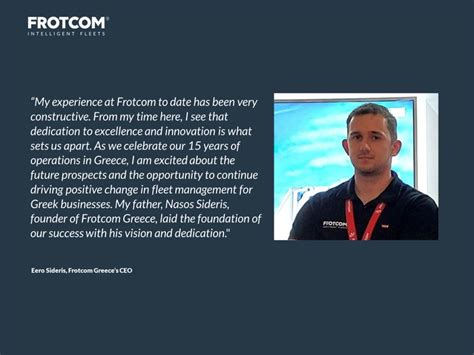Frotcom Intelligent Fleets On Linkedin Frotcom Fleetmanagement Businesssuccess Frotcom15years