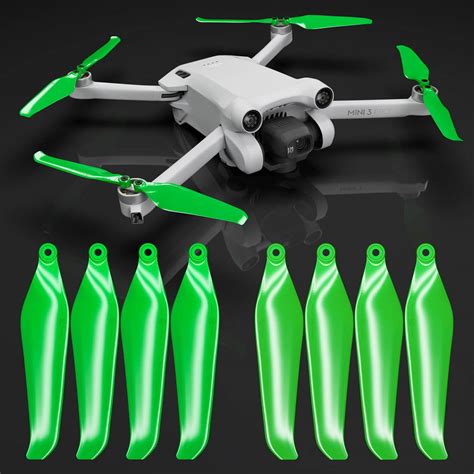 Dji Mini 3 Pro Stealth Upgrade Propellers X4 Green Master Airscrew
