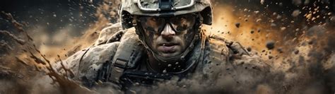 Premium Ai Image A Man In Military Uniform