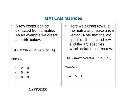 Ppt Introduction To Matlab Numerical Analysis Made Easy Powerpoint