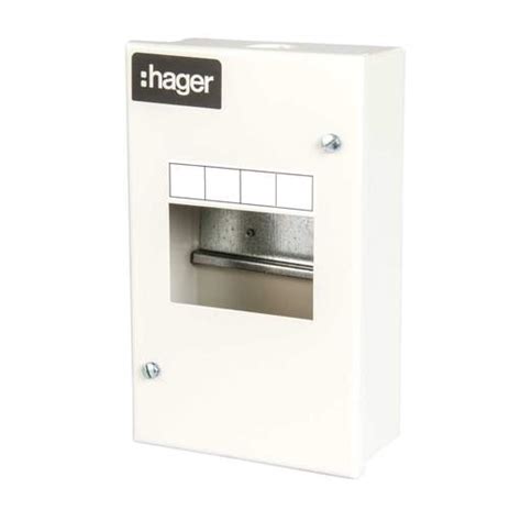 Hager 4 Module Metal Clad Enclosure Iu4 Cef