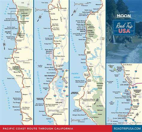 Pacific Coast Highway 1 Map Noel Terrie
