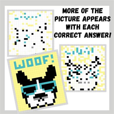 geometry proportionality theorems worksheet and pixel art tpt