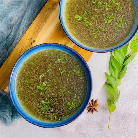 Spinach Soup Palak Soup Easy Indian Cookbook