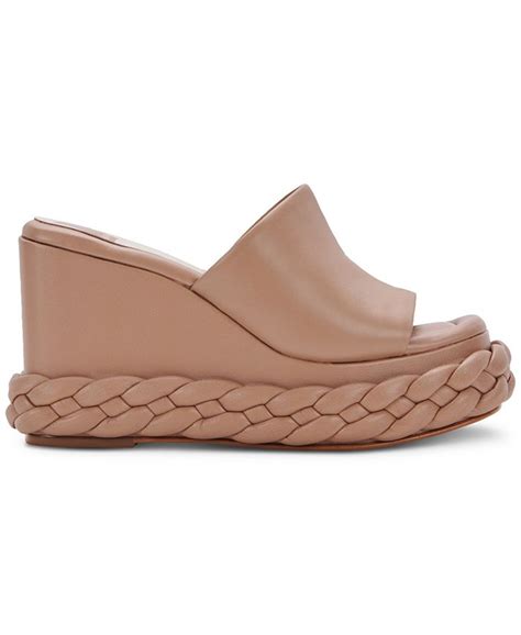 Dolce Vita Womens Elene Braided Platform Wedge Sandals Macys
