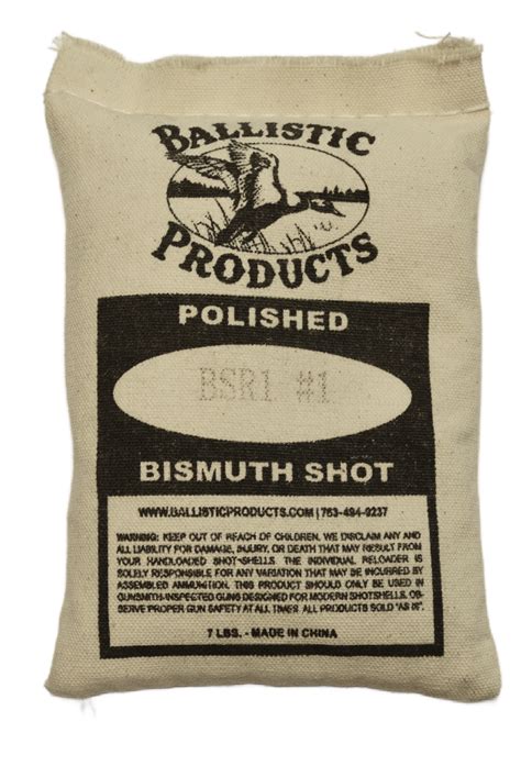 Bsr Polished Bismuth Shot 4 7 Lb