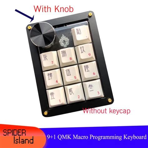QMK VIA Keyboard Numpad Macropad New Hotswap 9 Keys 1 Knob Key Programming Programmable New