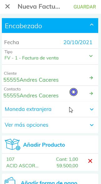 Facturar una cotización desde la App móvil Portal de Clientes Siigo
