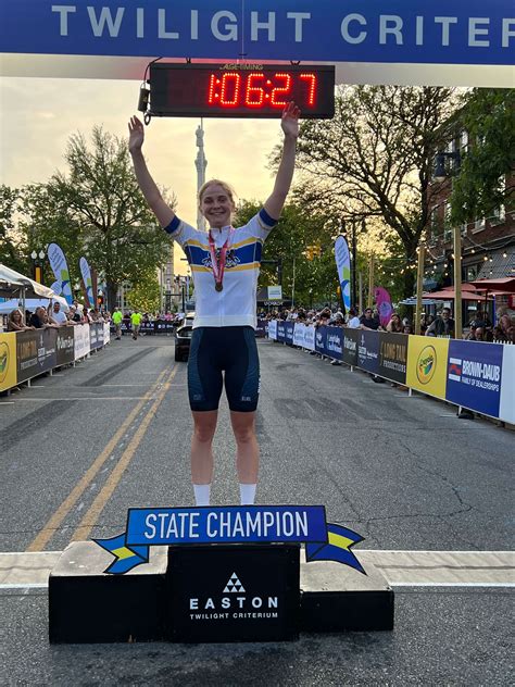 Jessica Chong First At Somerville Doylestown Bike Works