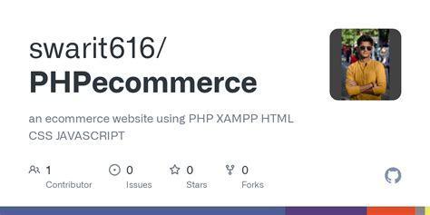 Github Swarit Phpecommerce An Ecommerce Website Using Php Xampp