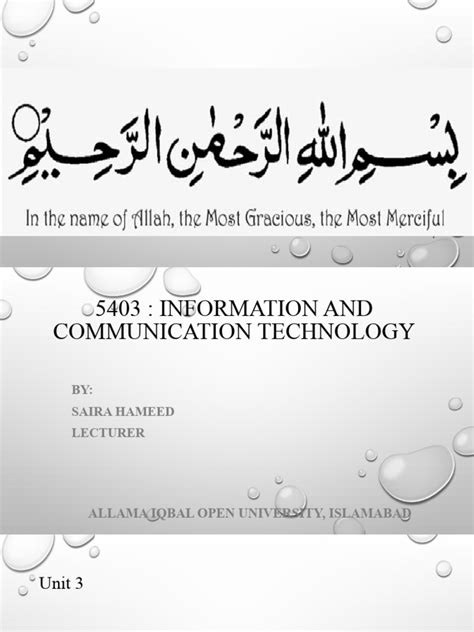 Ict Lecture 3 5403 Pdf Image Scanner Optical Character Recognition