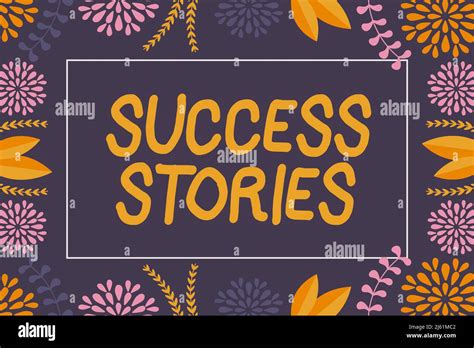 Text Caption Presenting Success Stories Business Showcase Life Of Rule Models From How He