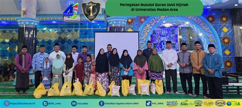 Peringatan Nuzulul Quran 1445 Hijriah Di Universitas Medan Area