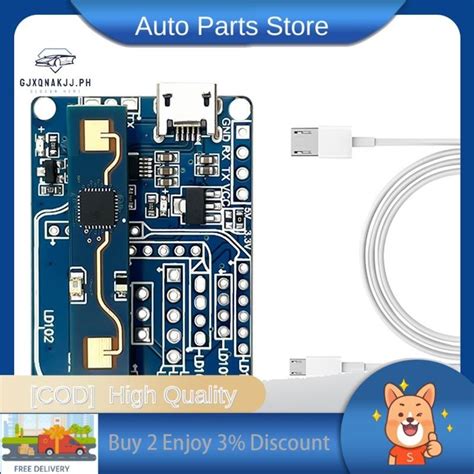 Ld2410b 24ghz Radar Human Presence Sensing โมดูล Bt Radar Test Board