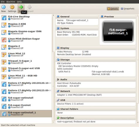 Tutorials Installation Import A VirtualBox Appliance Sugar Labs
