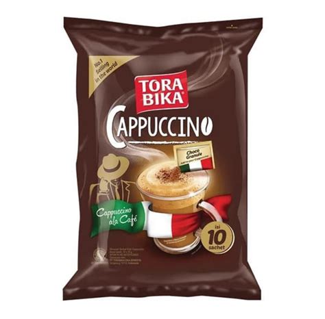 Kopi Torabika Cappuccino 3 In 1 Instant Coffee 1 Pouch 10 Sachets X 25