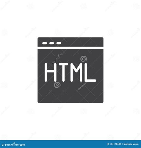 Webpage Html Code Outline Icon Cartoon Vector