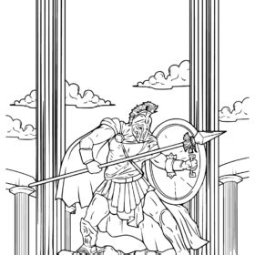 Dibujos Para Colorear De La Antigua Roma Y El Imperio Romano Y Pintar