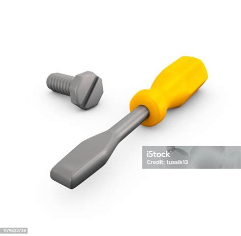 드라이버및볼트의 3d 일러스트레이션 수리 및 유지보수 개념 0명에 대한 스톡 사진 및 기타 이미지 0명 나사 나사돌리개 Istock