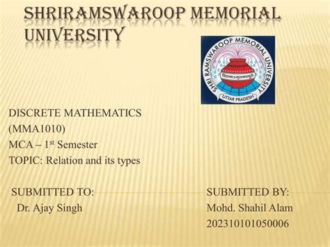 Relation And Its Type Discrete Mathematics Pdf