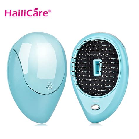 Electric Ionic Hairbrush Portable Ionic Hair Comb Brush Negative Ions