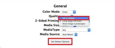 How To Stop Two Side Printing From Being The Default In Macos