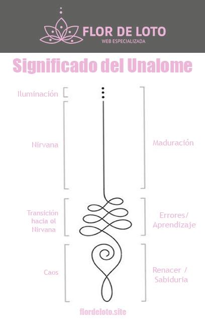 El Unalome y su significado Símbolo y tatuajes Flor de Loto