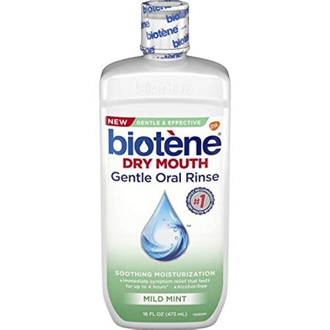 Biotene Mild Mint Moisturizing Gentle Oral Rinse Alcohol Free For Dry