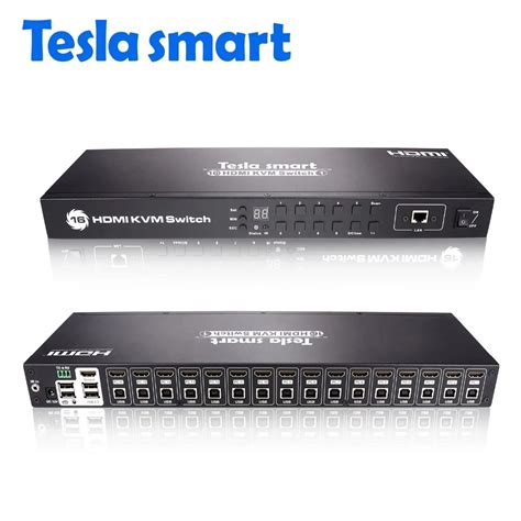 tesla smart kvm usb hdmi switch 16 port kvm hdmi switcher kvm switch