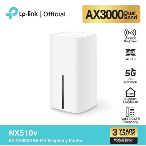 Tp Link Nx510v Wi Fi6 Telephony Router 5gแค่ใส่ Sim Card ก็เพลินกับ