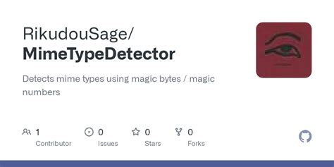Github Rikudousagemimetypedetector Detects Mime Types Using Magic