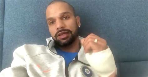Icc World Cup 2019 Shikhar Dhawan Posts Emotional Video After Being