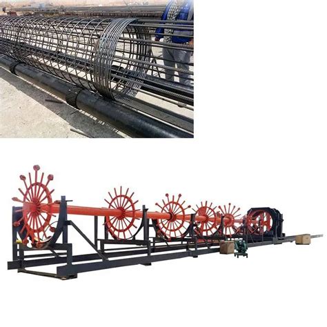 Automatic Steel Concrete Jacking Pipe Reinforcement Bar Cage Welding