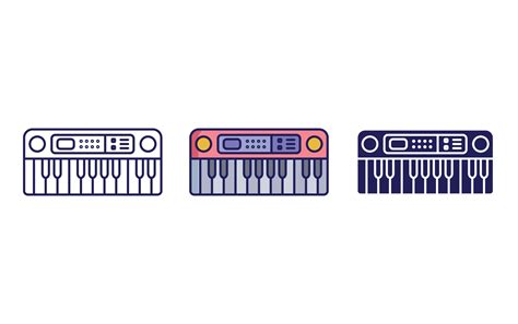 Music Keyboard Vector Icon 23171078 Vector Art At Vecteezy