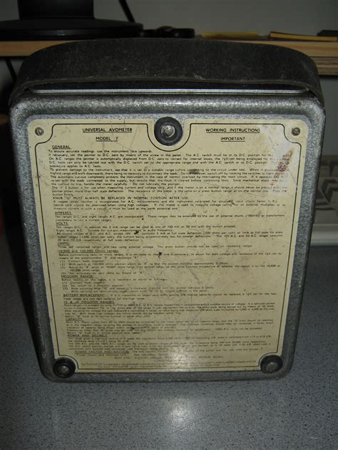 Avometer Model 7 Mk Ii