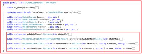 Stored Procedure In Entity Framework Dot Net Tutorials