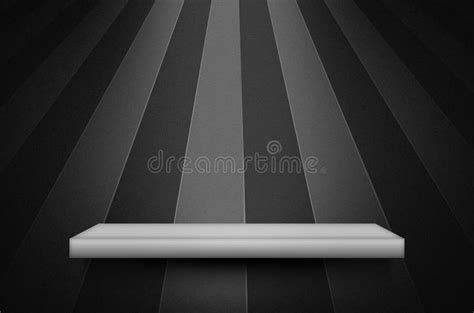Shelf On The Wall White Texture Stock Illustration Illustration Of