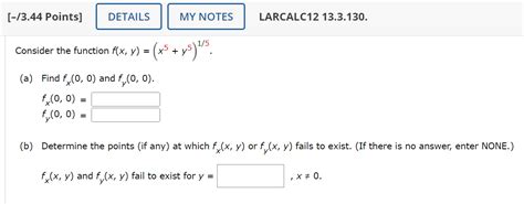 Answered 344 Points Details My Notes Bartleby