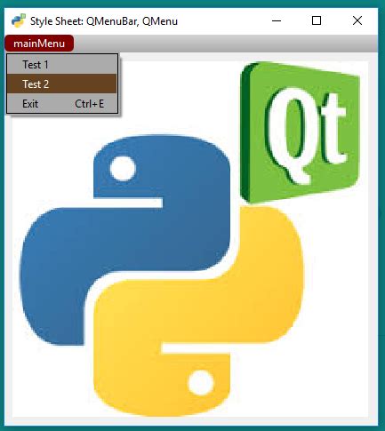 Python How Do I Change The Color Of The Text In A Menu Bar Item In PyQt Stack Overflow