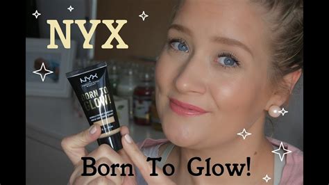 Nyx Born To Glow Foundation First Impression And Wear Test Youtube