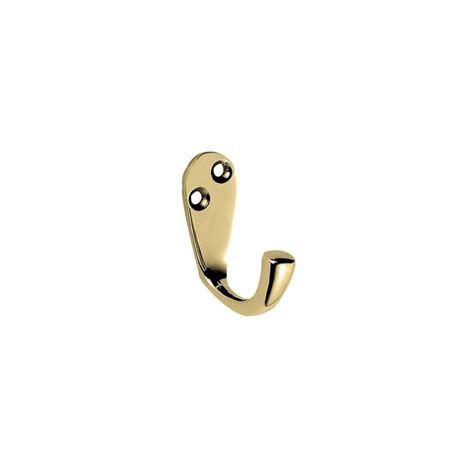 Carlisle Brass Single Robe Hook Brass Mb Diy
