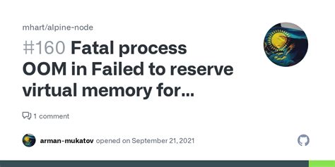 fatal process oom in failed to reserve virtual memory for coderange