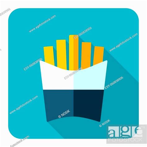 French Fries Vector Flat Icon Fast Food Sign Graph Symbol For Cooking Web Site And Apps Design